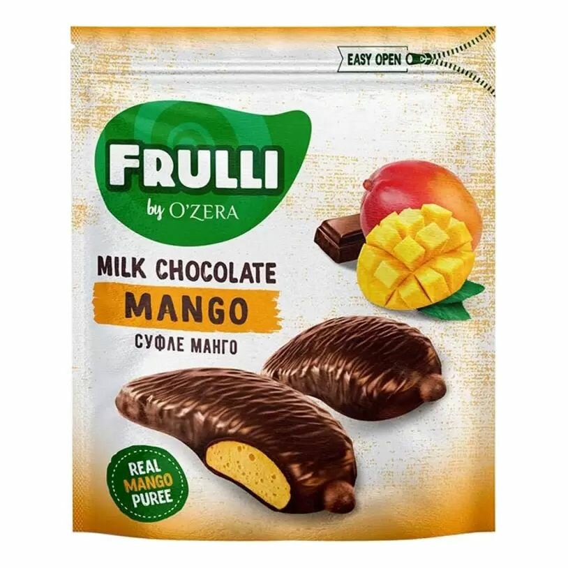 Конфеты Frulli суфле манго в шоколаде 125 гр - 3 шт
