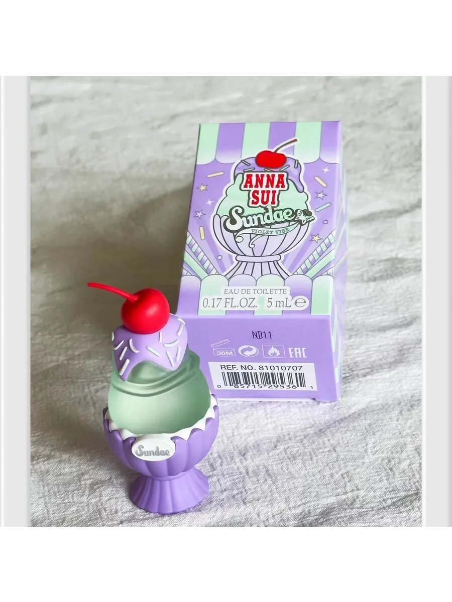 Anna Sui Sundae Violet Vibe женская туалетная вода 5 мл Miniature