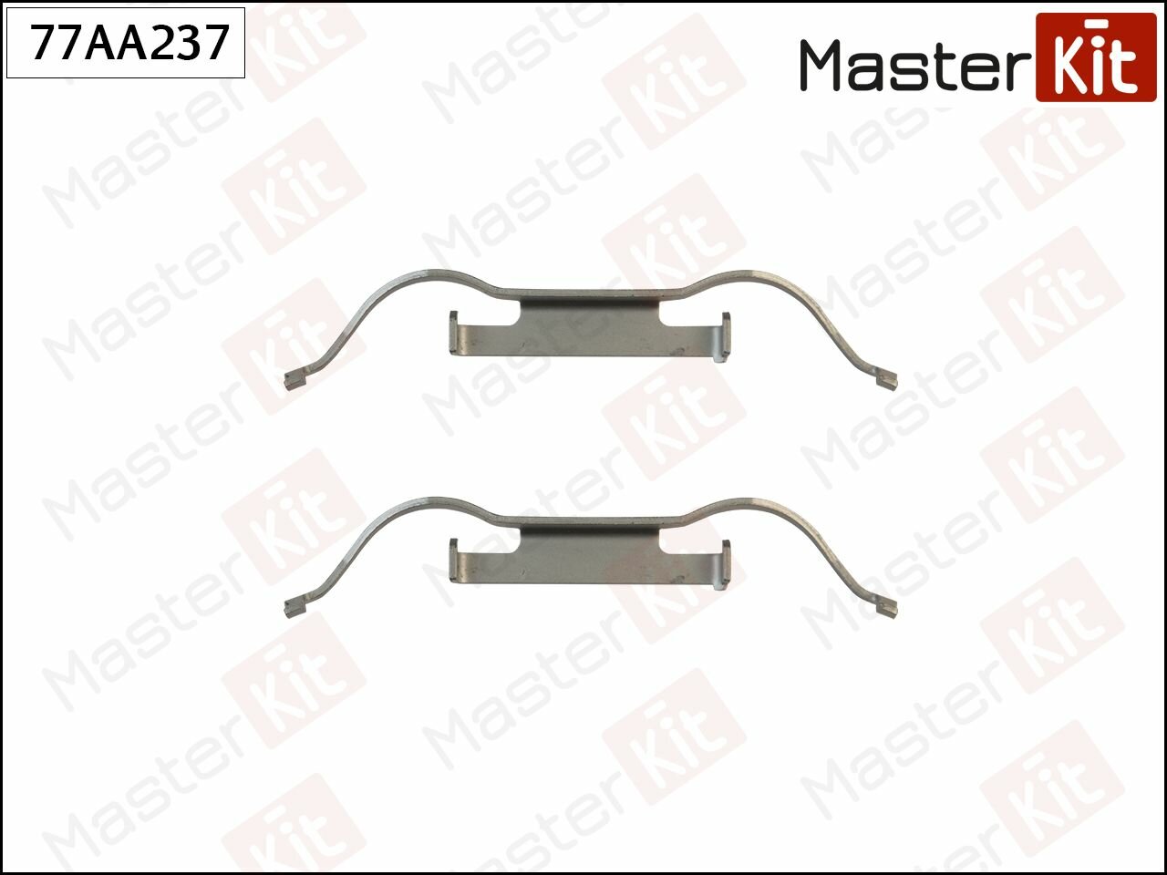 Комплект установочный тормозных колодок Ford Galaxy, WGR 95-06Citroen C4 Picasso II 13- MasterKit 77AA237