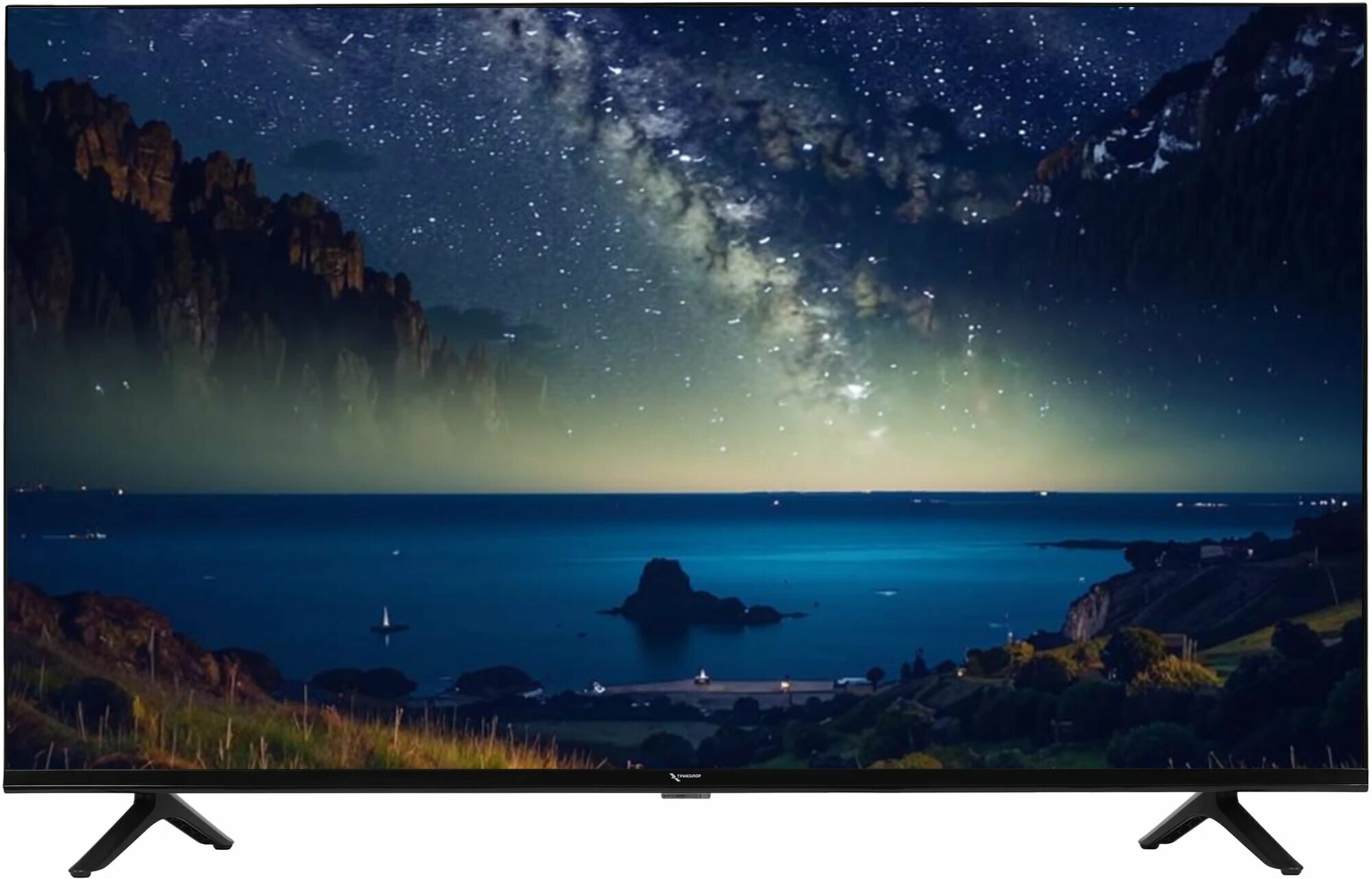 Телевизор Триколор "P43QH702", диагональ 43", черный, 4K, Android TV