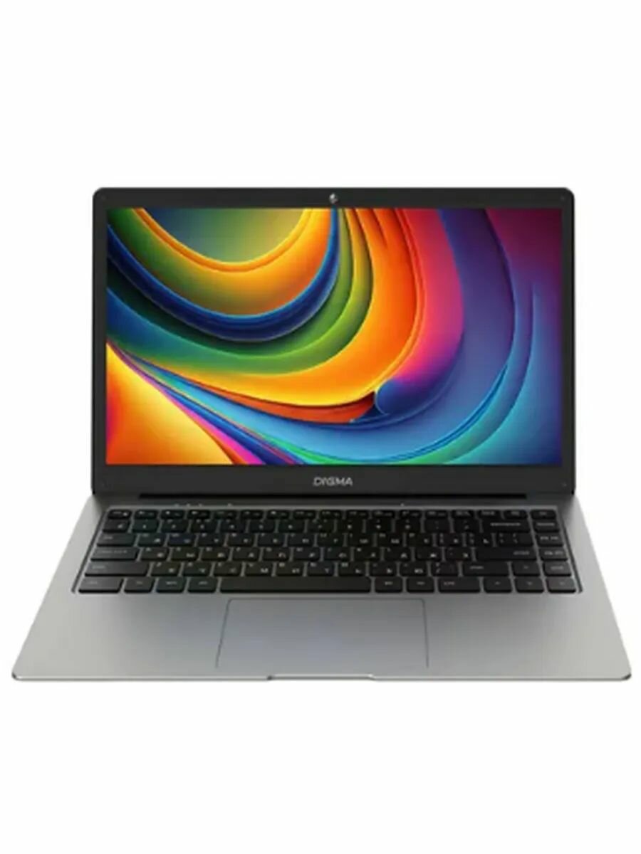 14" Ноутбук Digma Eve C4800 (DN14CN-8CXW01) темно-серый - 1920х1080, IPS, Intel Celeron N4020, ядра: 2 x 1,1 ГГц, 8 ГБ, SSD 256 ГБ, Intel UHD Graphics 600, Windows 11 Pro