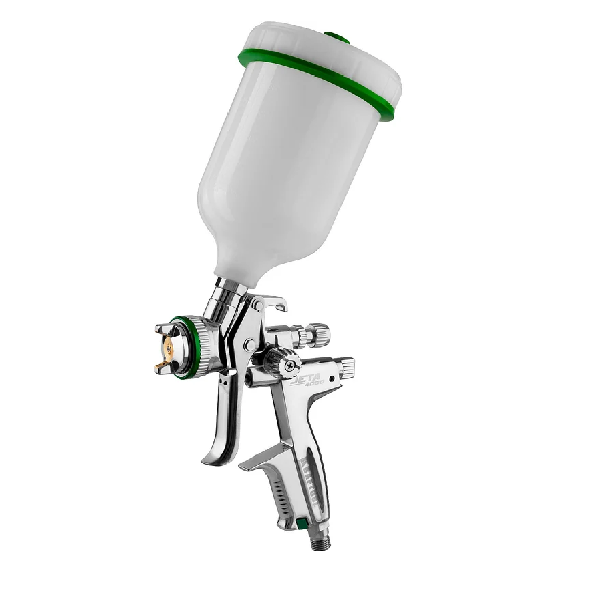 Краскопульт пневматический Kraftool PRO Jeta 4000 HVLP, сопло: 1.3 мм, макс. 430 л/мин, серый