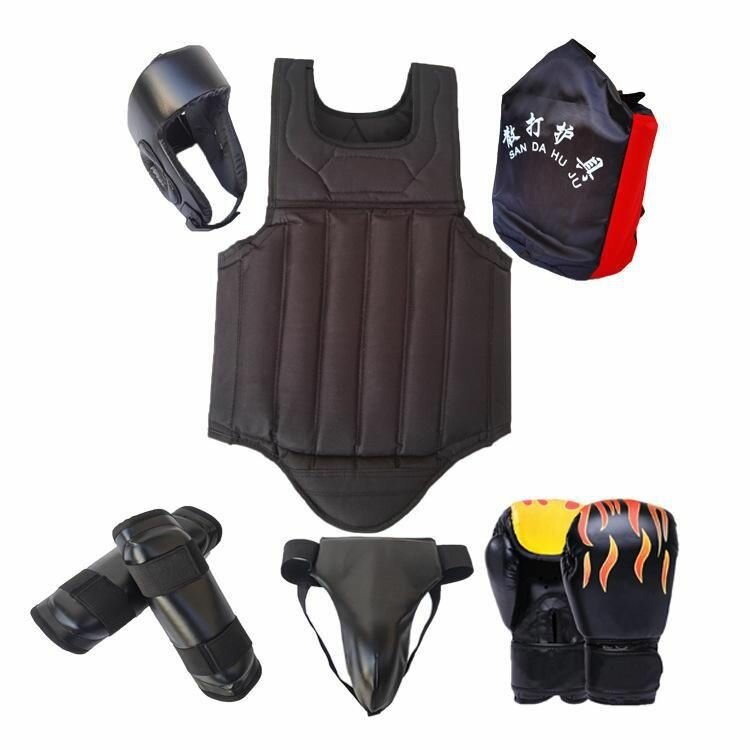 6-комплектная защита для тхэквондо и бокса (для детей)