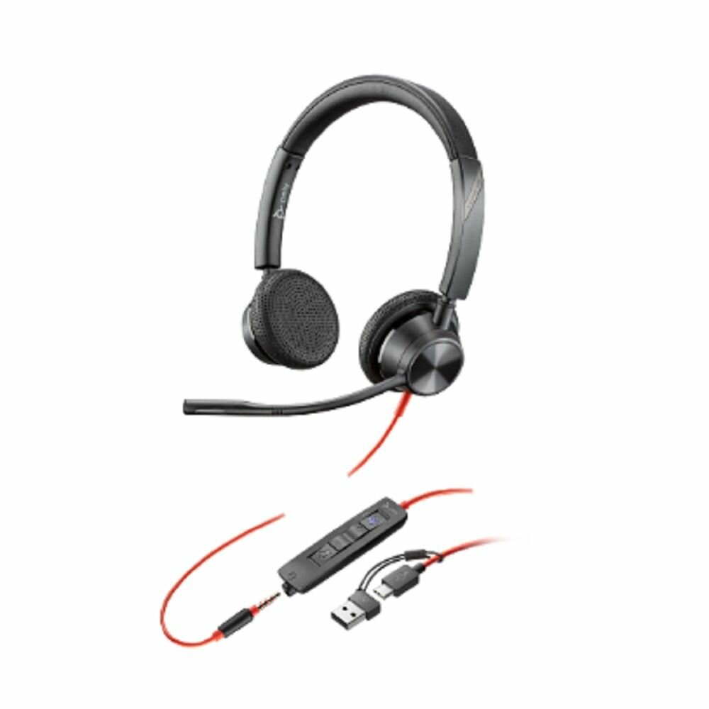 Polycom Гарнитура Poly BW 8X222AA 3325 - M USB - C HS +USB - C A Гарнитура проводная