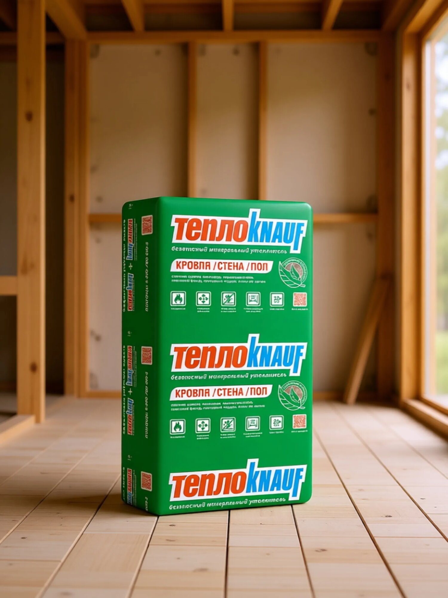 Теплоизоляционные плиты KNAUF Aquastatik, для кровли/стен/пола, 100x610x1230 мм