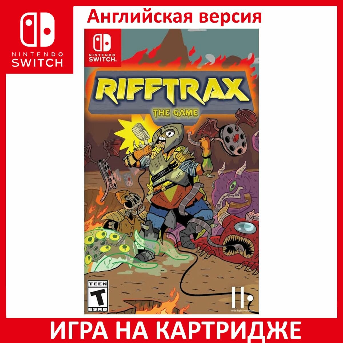 Игра RiffTrax The Game (Limited Run) Switch Картридж на Nintendo Switch Английская версия