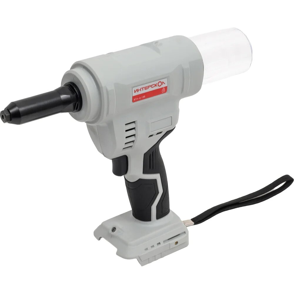 Вытяжной аккумуляторный пистолет Интерскол ВПА-6/18В 646.1.0.70, 18 В, любой расходкой