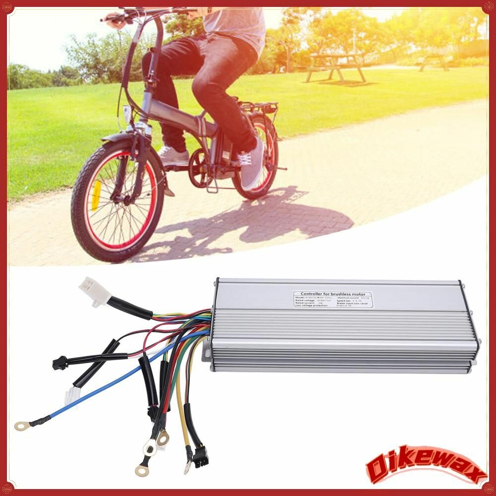 Контроллер мотора 50A 48V 52V 1500W 2000W, простой монтаж, для электрических велосипедов