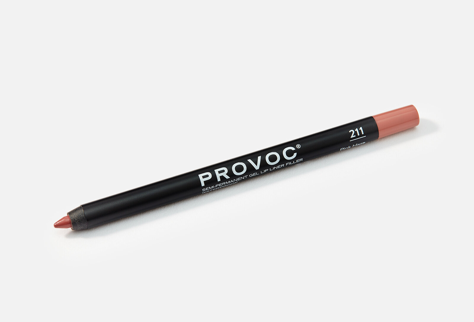 Provoc Gel Lip Liner 211 Pink Haze Гелевая подводка в карандаше для губ (идеально-нюдовый)