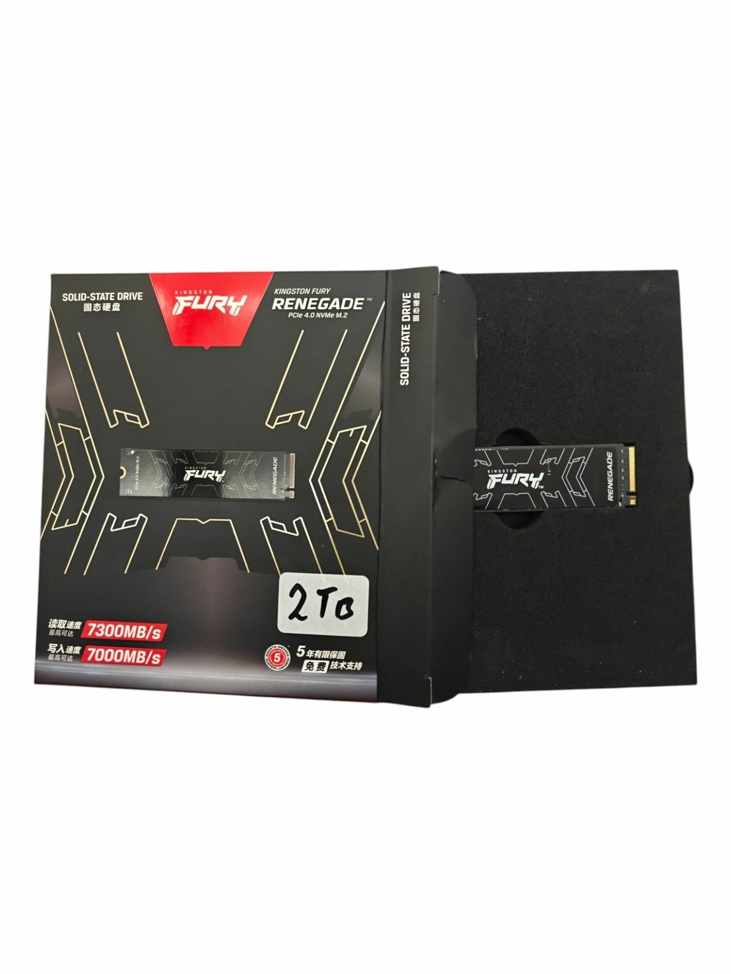 Kingston FURY Renegade 2 ТБ Внутренний SSD-диск M.2 PCIe 4.0 NVMe (SFYRD/2000G)