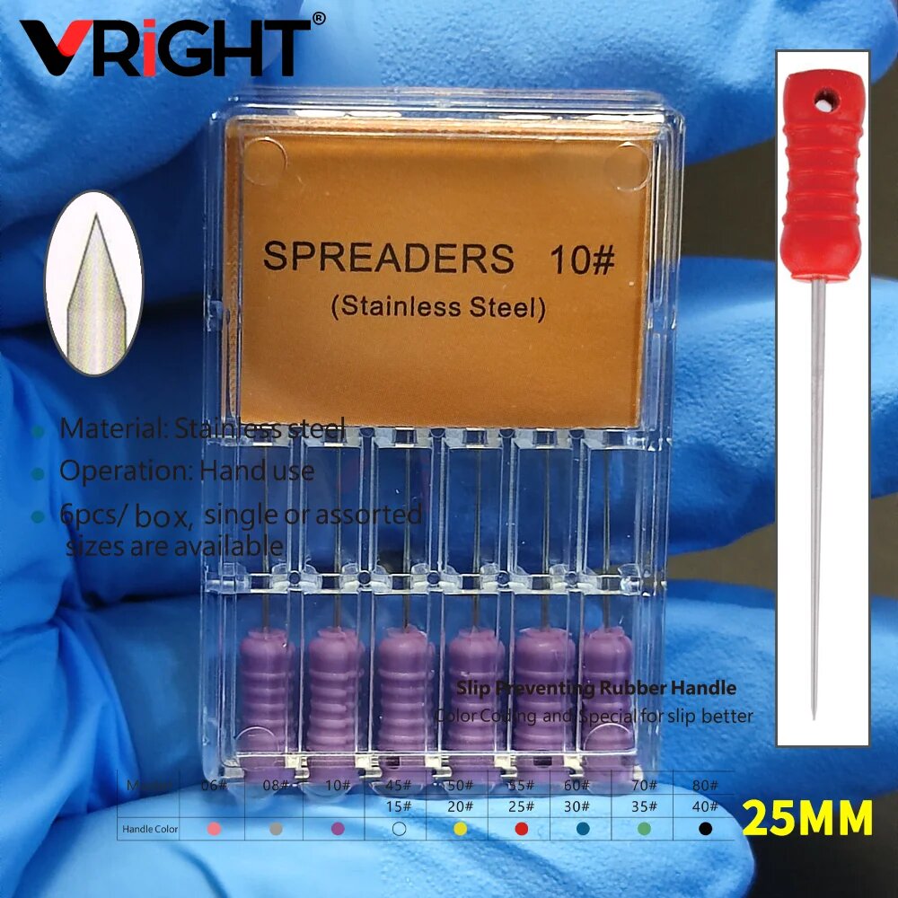 Стоматологические разбрасыватели из нержавеющей стали lzvine Spreaders-25MM-10