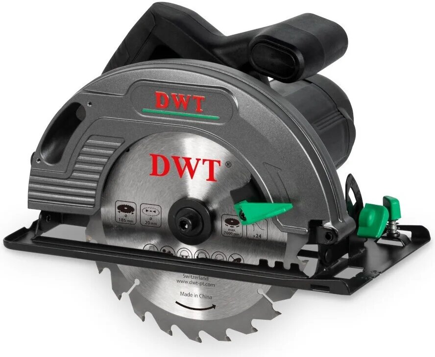 Дисковая (циркулярная) пила DWT HKSP18-67 SI, 1800 Вт, диск 190 мм, 5400 об/мин