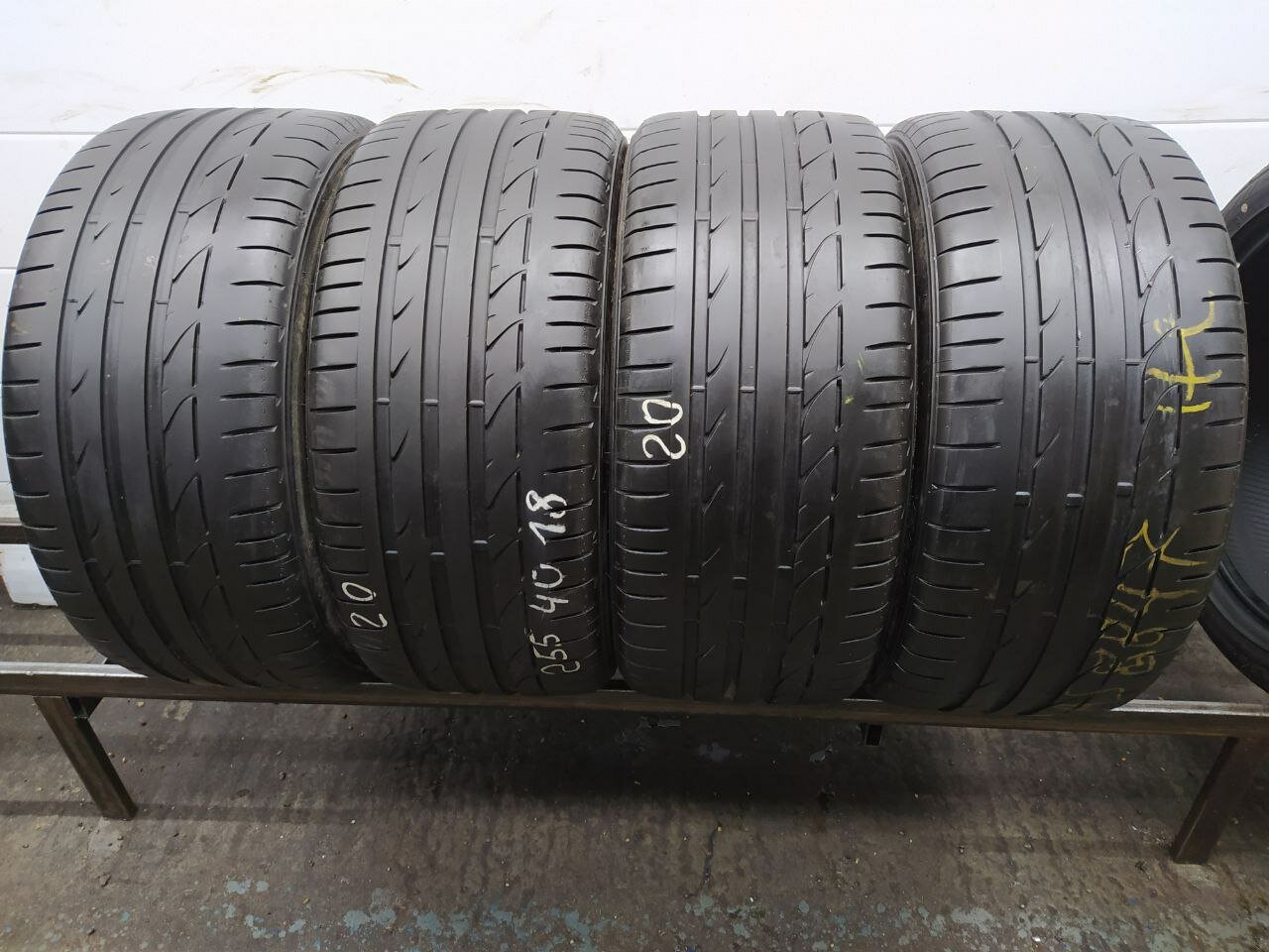 Летние БУ шины Bridgestone Potenza S001 245/35 R18 10.0% износ PT0008776 RunFlat TSB045916