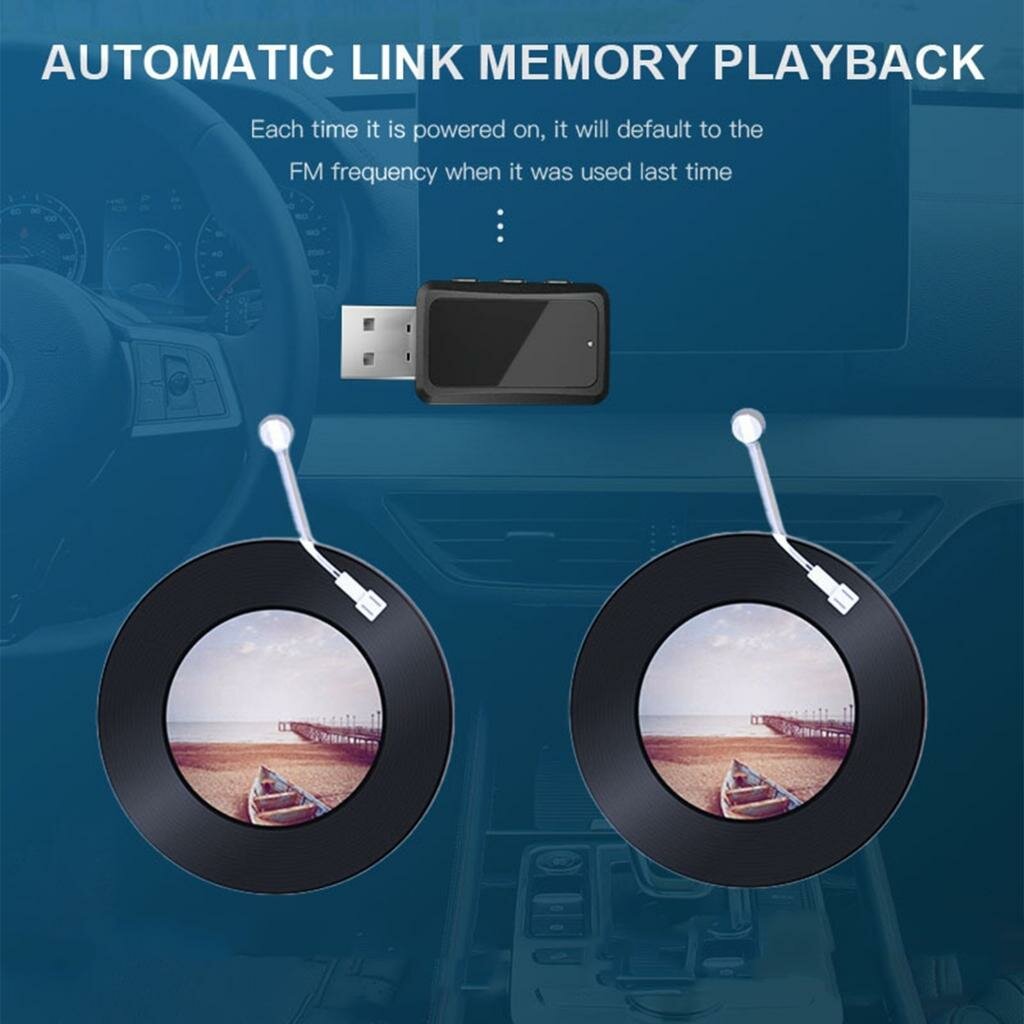 FM-трансмиттер USB для автомобиля с Bluetooth — фото 1