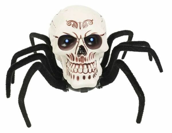 Паук-череп Технодрайв на радиоуправлении, свет, движение, 30,8х30,8х17,8 см
