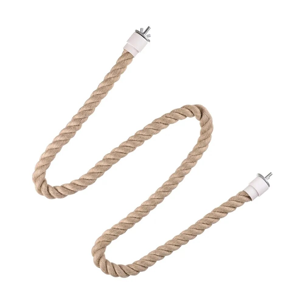 Спиральный канат для попугаев, жердочка для заточки когтей и жевания, игрушка для птиц в клетку