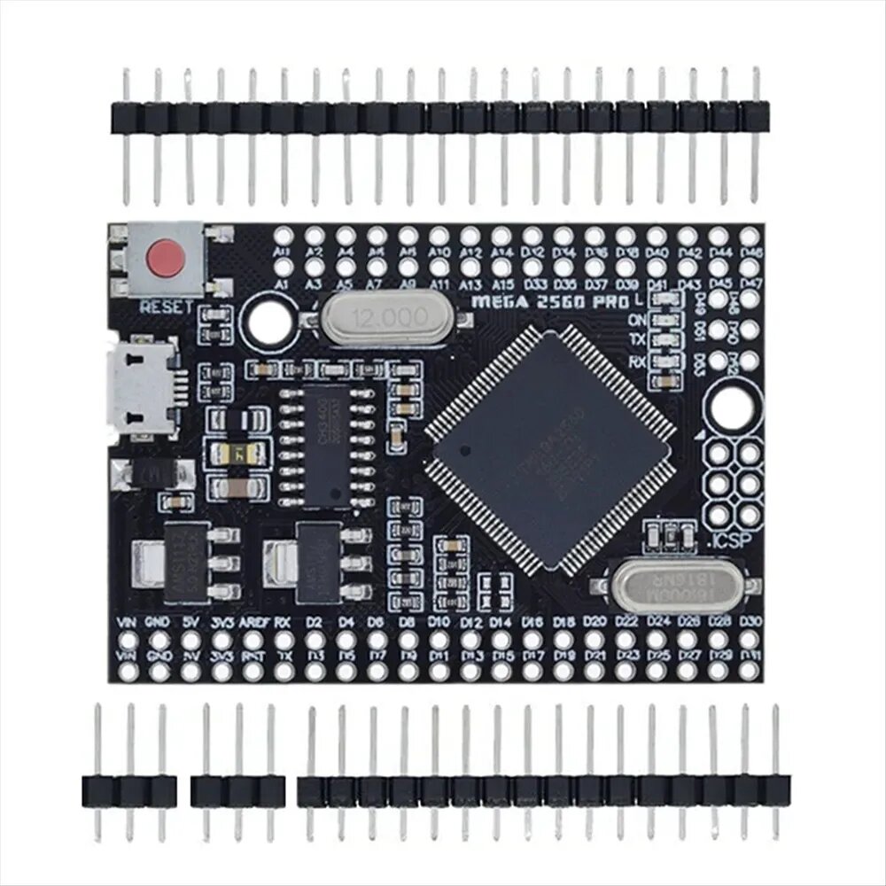 MEGA 2560 CH340G ATmega2560 Embed Chip С Разъемами MICRO-USB