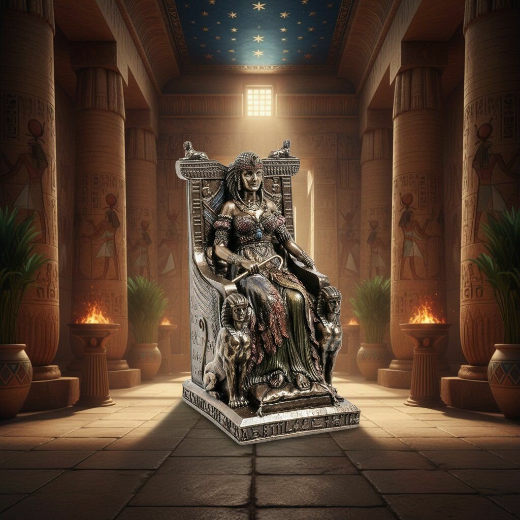 Статуэтка Египетская царица на троне