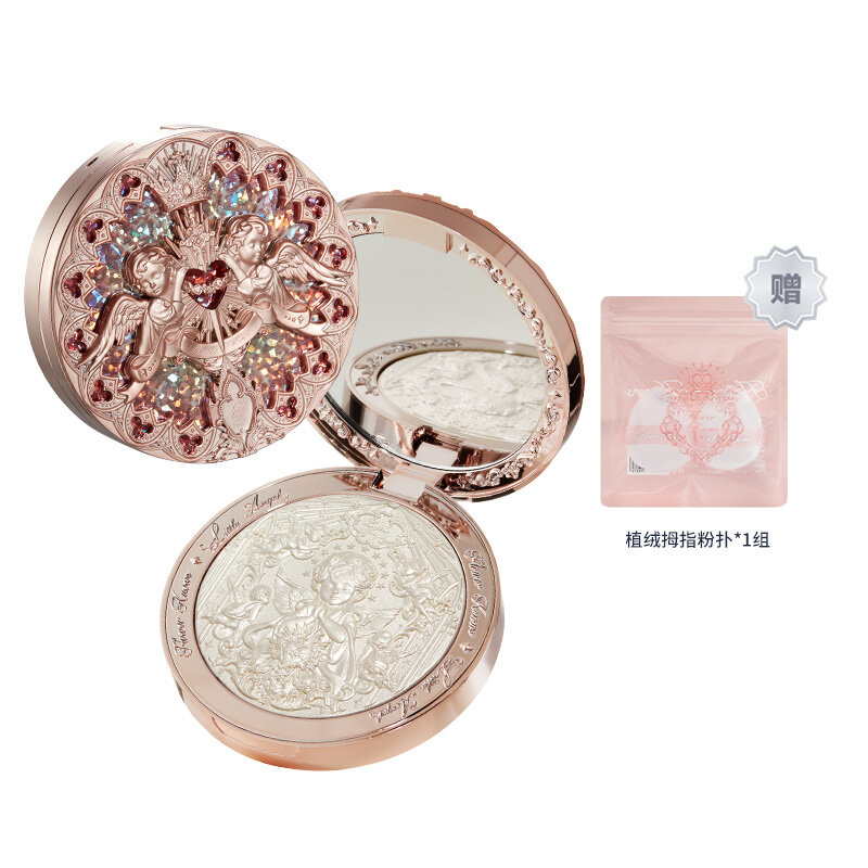Рельефный хайлайтер женский Flower Knows Little Angel Collection Shimmer Shiny, 8г, оттенок L03 Aria Hymn
