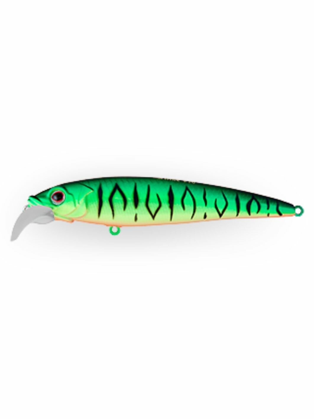 Воблер Минноу Strike Pro Beakster 110, 110 мм, 13,7 гр, Заглубление 2,0 м-3,0 м, Плавающий, цвет GC01S Mat Tiger