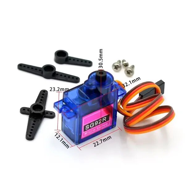 Сервопривод SG92R 2.5кг/4.8В