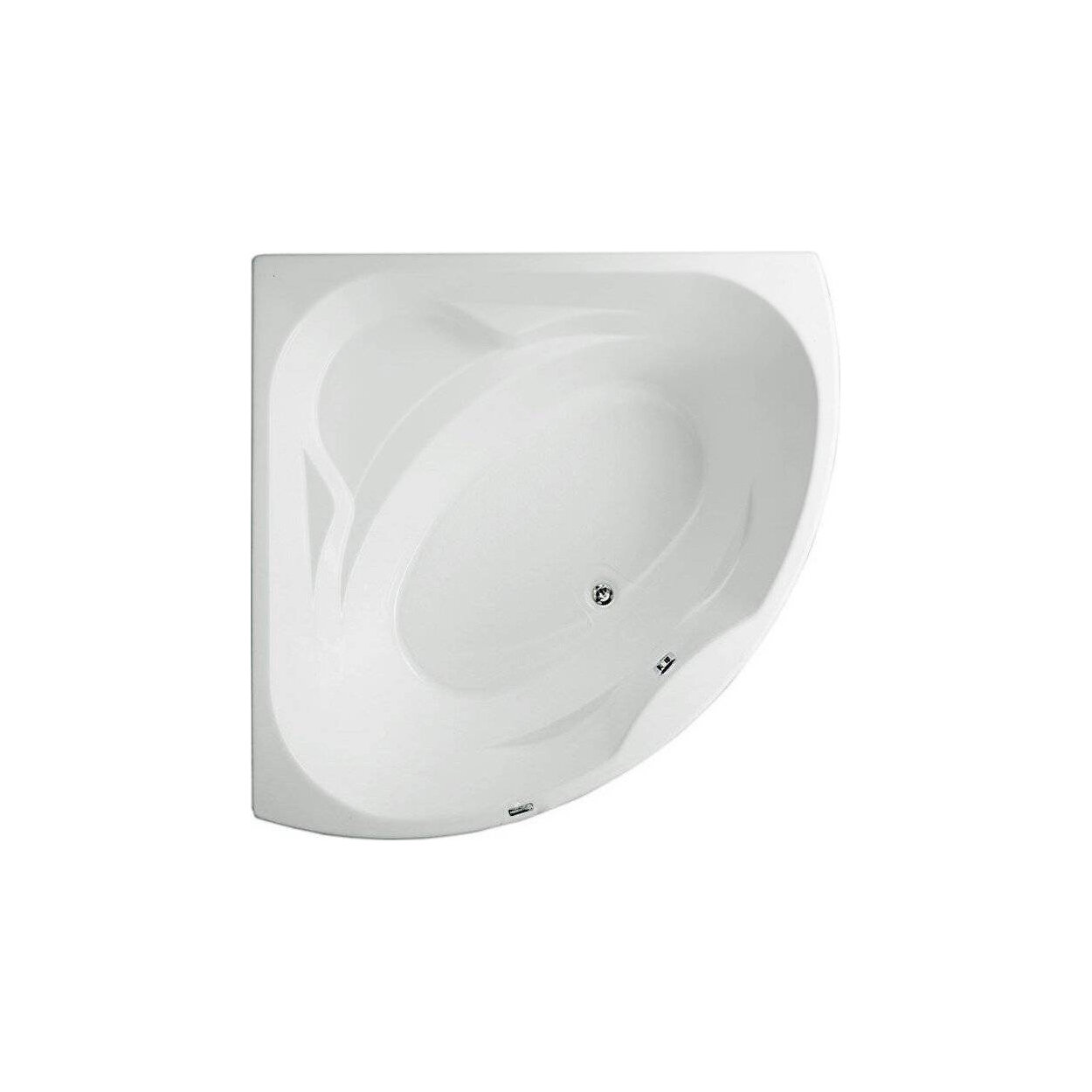 Ванна акриловая Aquanet Vitoria 130x130см (с каркасом) 00205371, белый