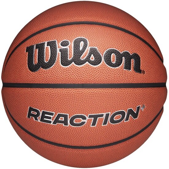Мяч баскетбольный Wilson Reaction Plus, WZ2026701XB6, р.6, темно-коричневый