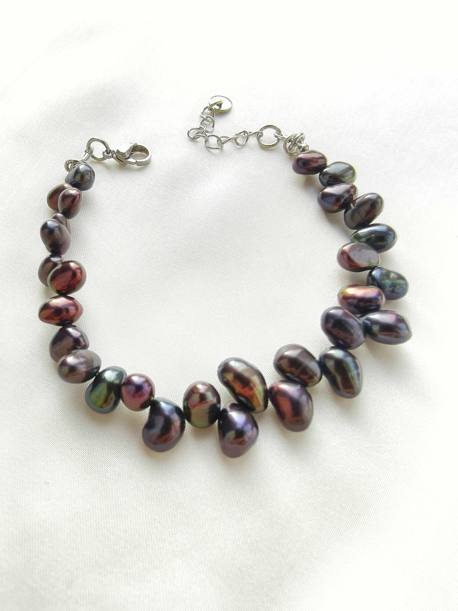 Браслет, жемчуг культивированный