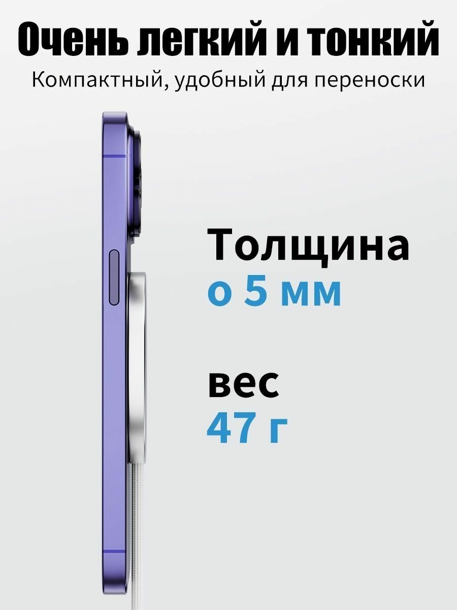 Сетевой адаптер Apple 30W + беспроводное зарядное устройство MagSafe (модель A2580) 1метр