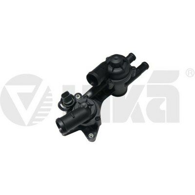 Термостат VIKA 11211082301 Audi A3, Skoda Octavia II, Superb II, Rapid, Vw Golf 5, 6, Passat B6, B7, Tiguan 1.4tsi 08-18 в корпусе 83°C, 87°C