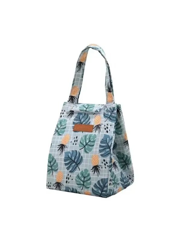 Японская сумка-термос для ланча - утепленная сумка для еды с алюминиевой фольгой, переноска обедов на работу