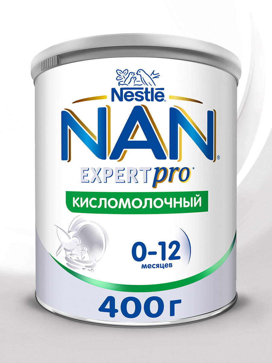 Кисломолочная смесь NAN® ExpertPro для улучшения пищеварения. Для детей с 0-12 мес, 400г