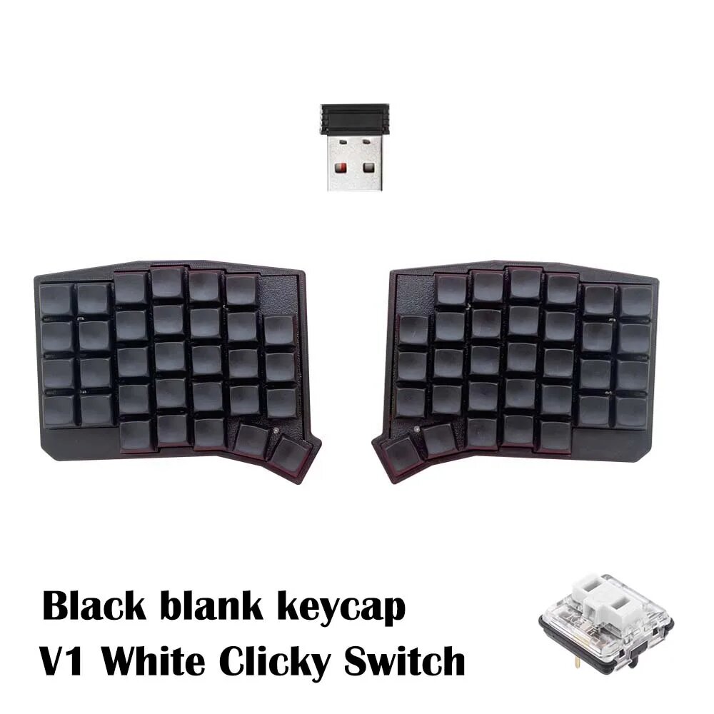 Механическая клавиатура Choc Sofle Black Blank V1 W