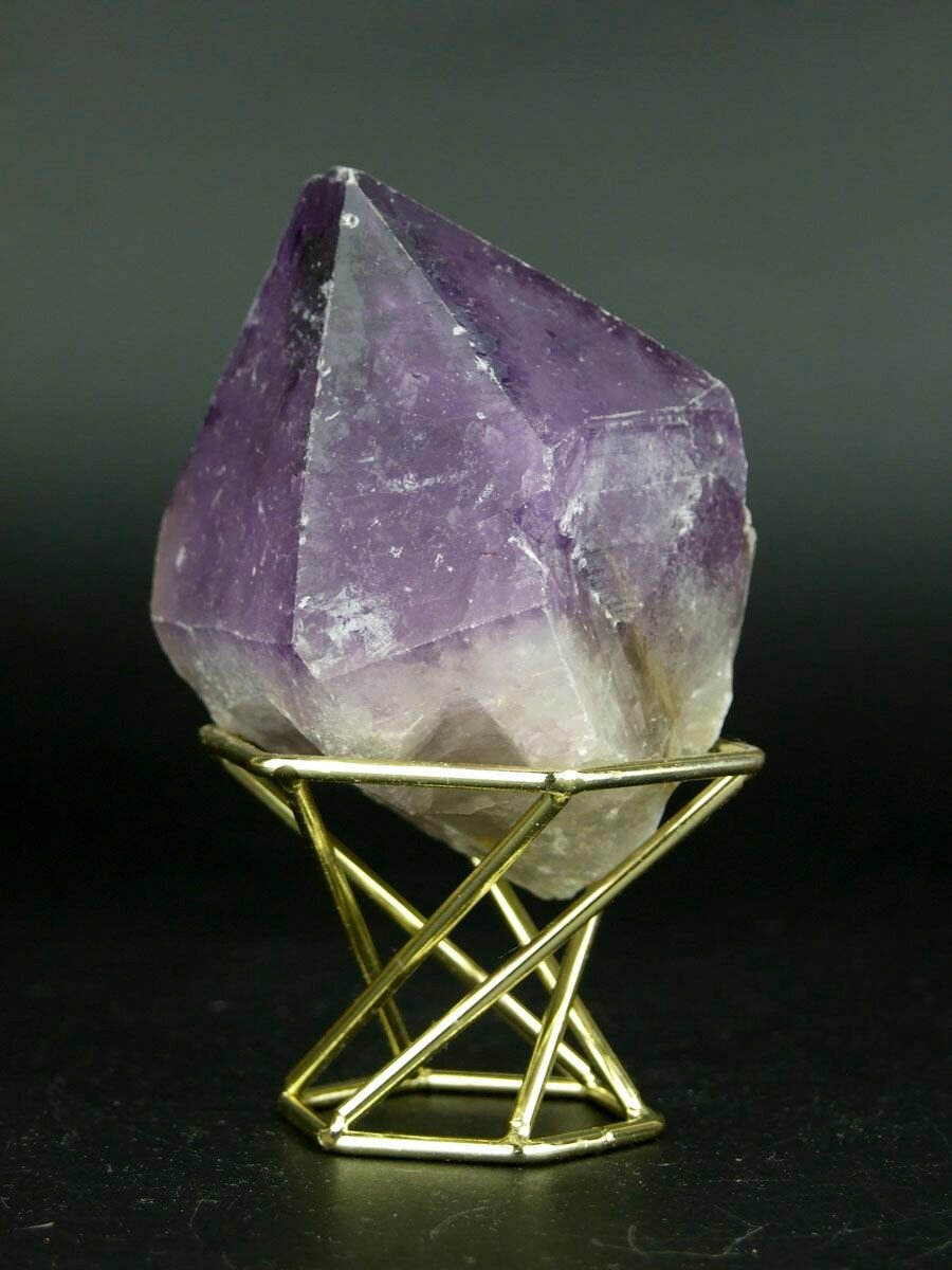 Аметист необработанный кристалл на подставке 300 грамм для коллекции и энергетических практик