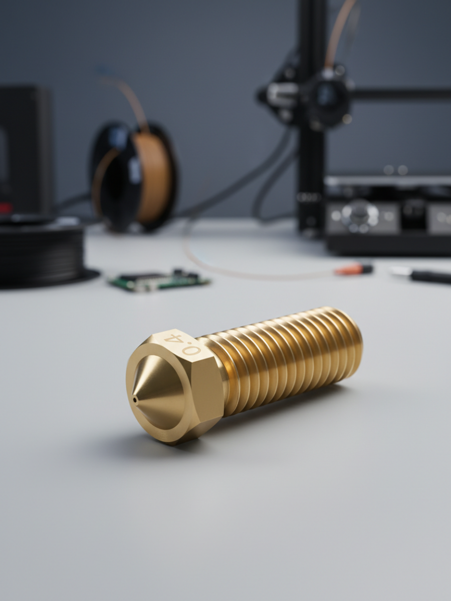 Сопло для 3D-принтера Volcano из латуни, М6 0.8мм.