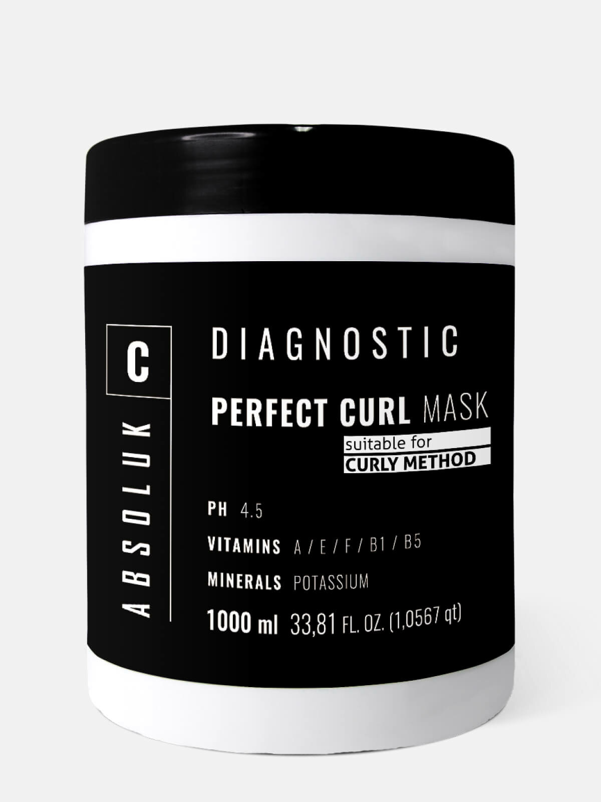 Маска для кудрявых и вьющихся волос Absoluk Diagnostic Perfect Curl Mask, 1000 мл