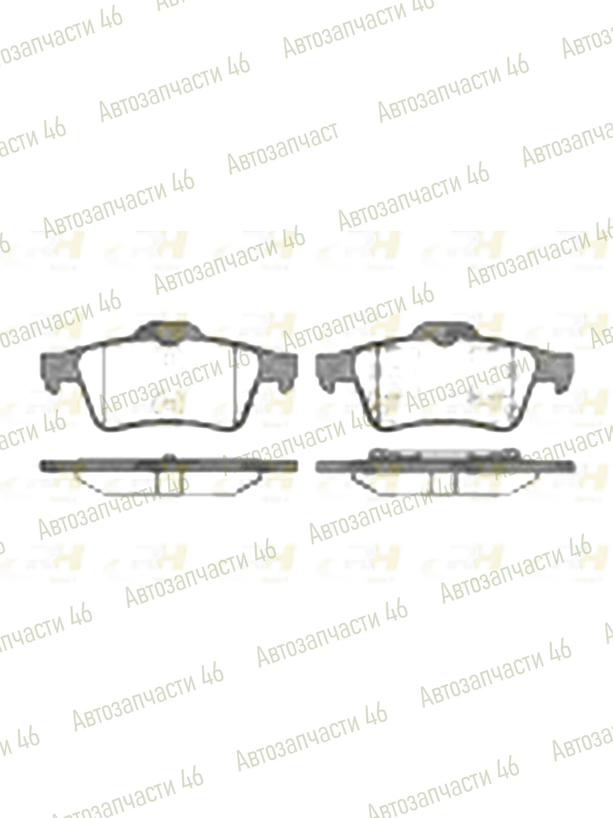 Колодки задние дисковые Форд Фокус 3 Ford Focus 3 2011 2015 -2 RoadHouse Испания 1809259