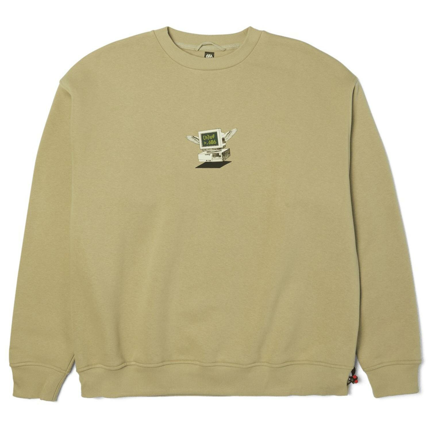 Толстовка Толстовка 686 Huf Premium Heavyweight Crew Sweatshirt