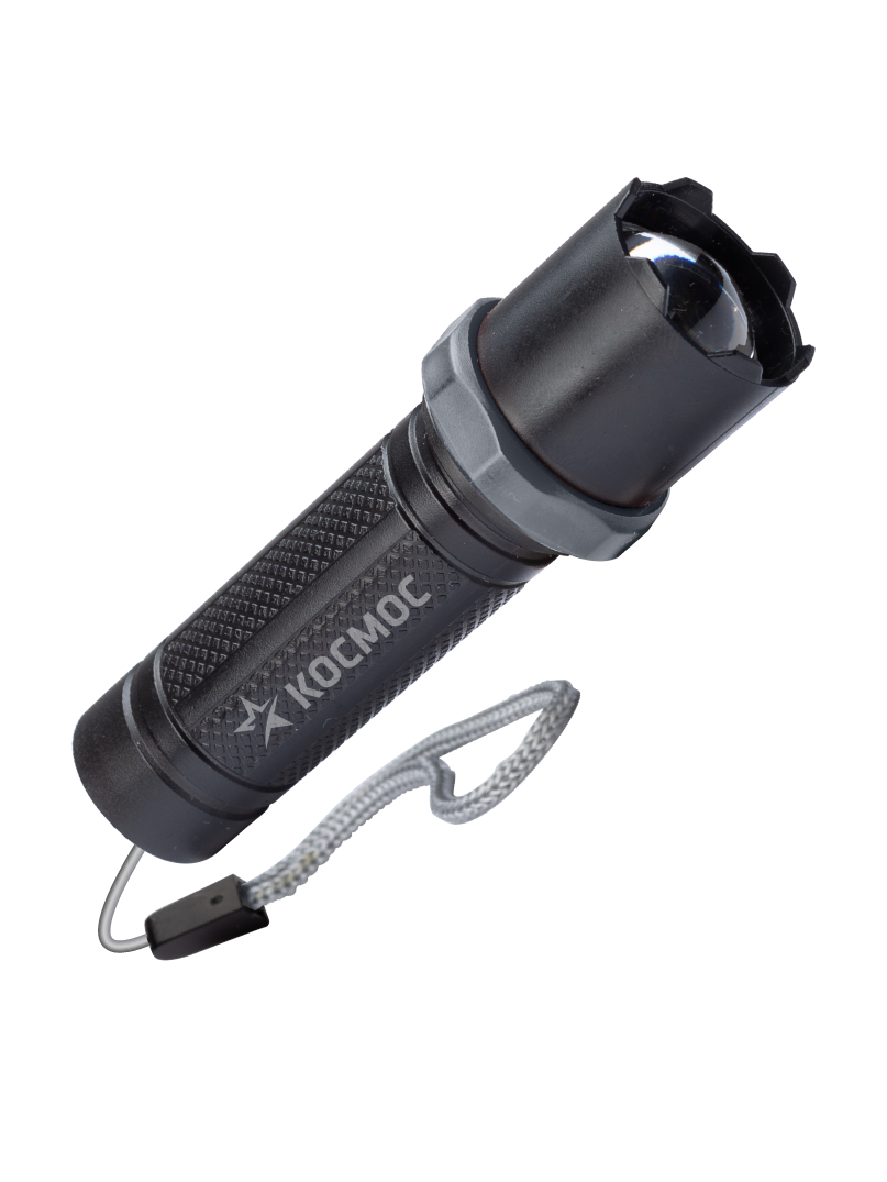 Фонарь Космос, ручной, аккумуляторный, 1Вт LED, пластиковый