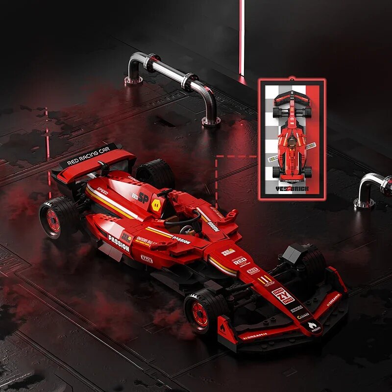 Конструктор 3D RTOY YES Brick Машина Формула 1, 968 деталей - WL2229