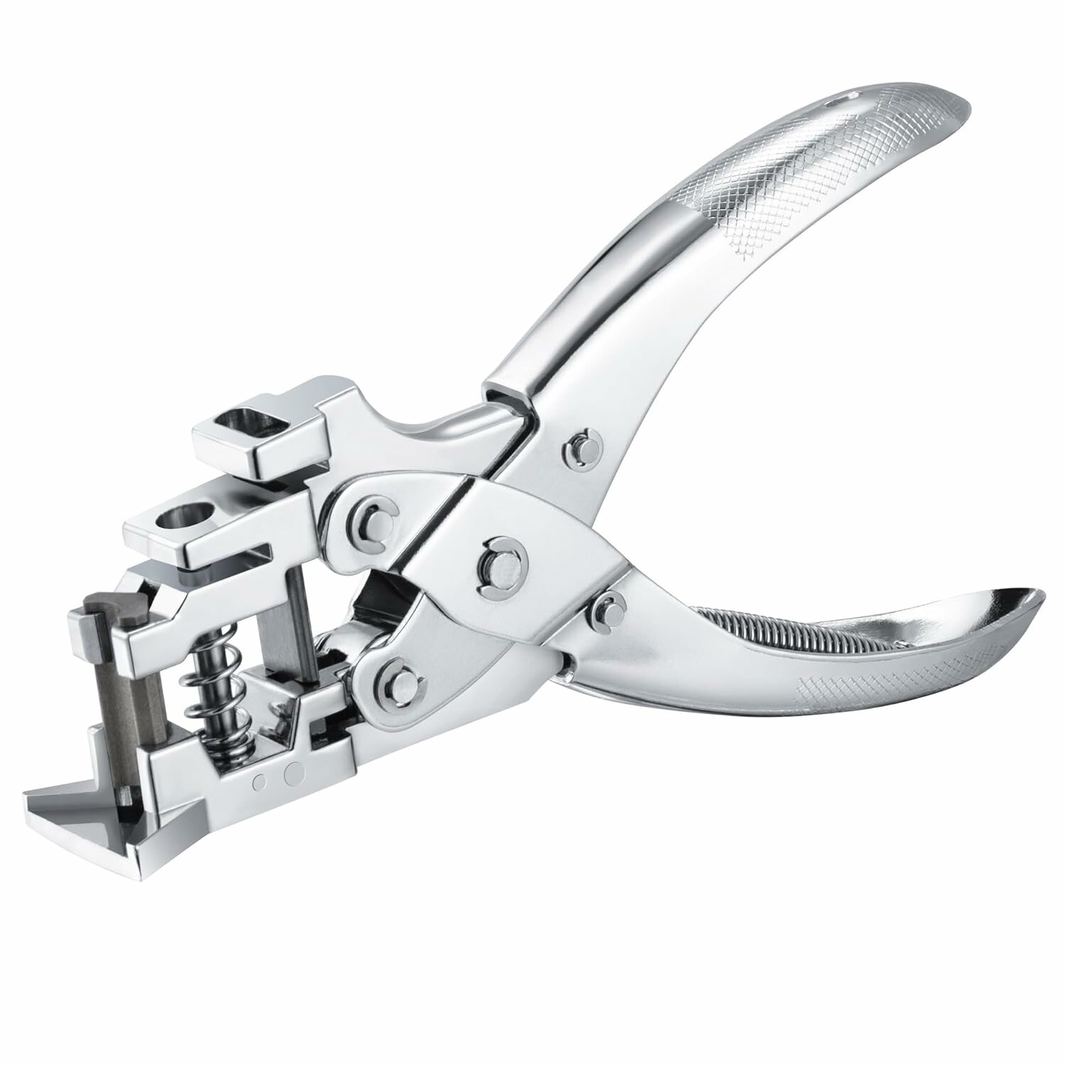 Перфоратор Для Пвх: 3-В-1 Металлический Инструмент С Четкой Маркировкой - Универсальный Дырокол Для Пластика И Картона - Ручной Пробойник Для Офиса И Дома