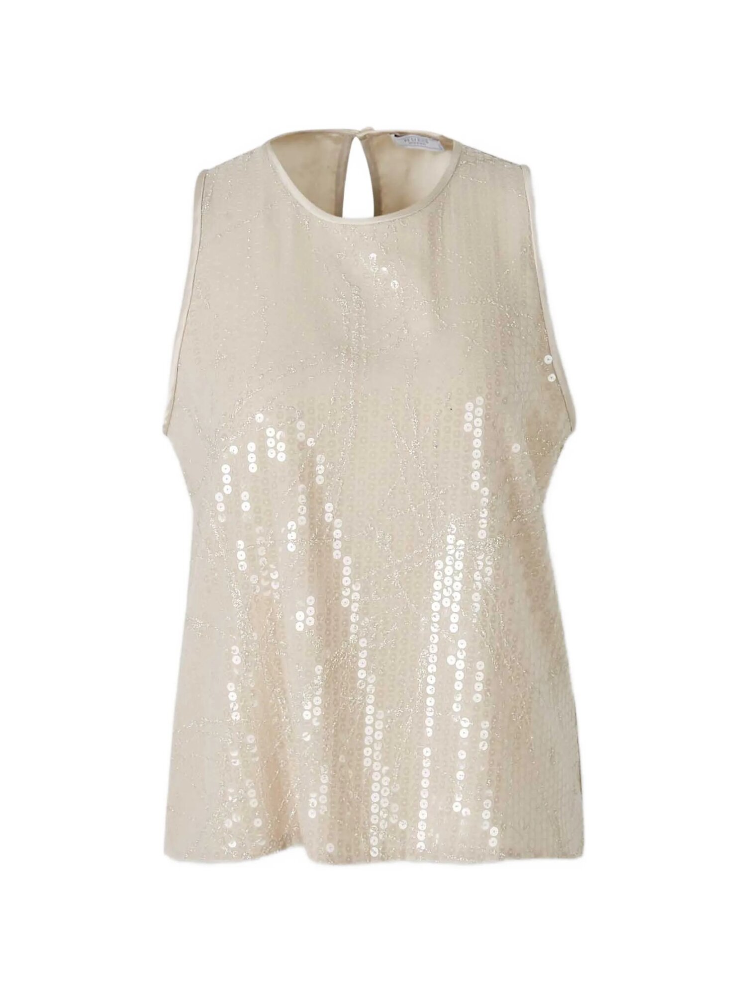 Топ Sequin-embellished sleeveless top