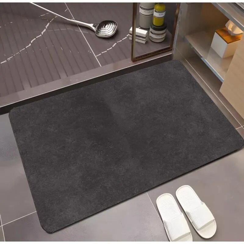 Коврик для ванной 50x80 см противоскользящий диатомит в ванную комнату прямоугольный