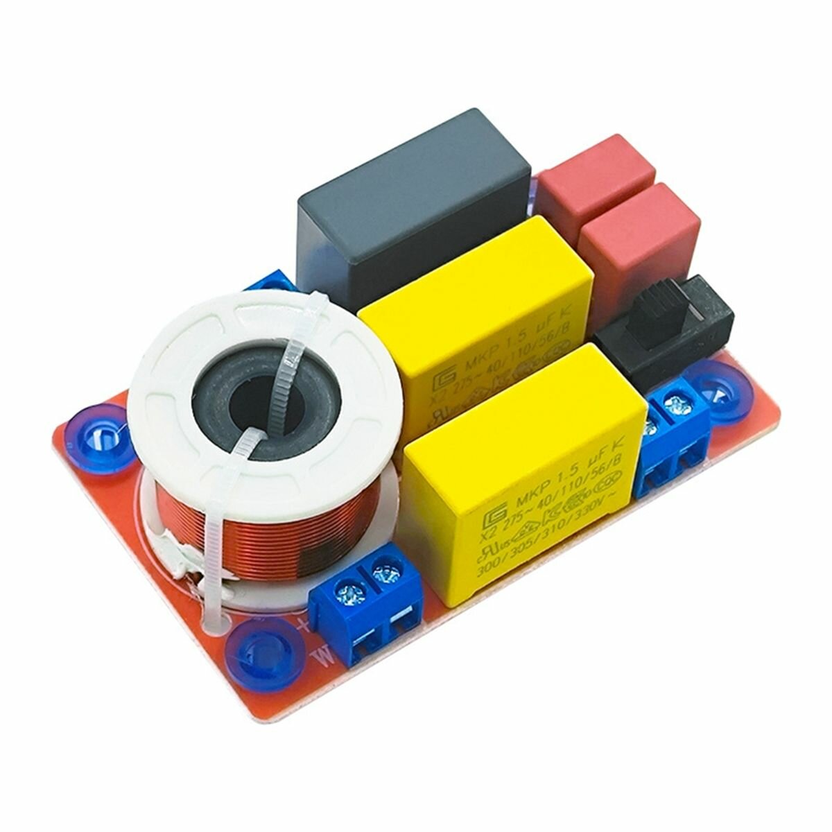 2-Полосный Аудиодинамик Мощностью 100 Вт, Модуль Кроссовера Высоких и Басовых частот, Аудиодинамик