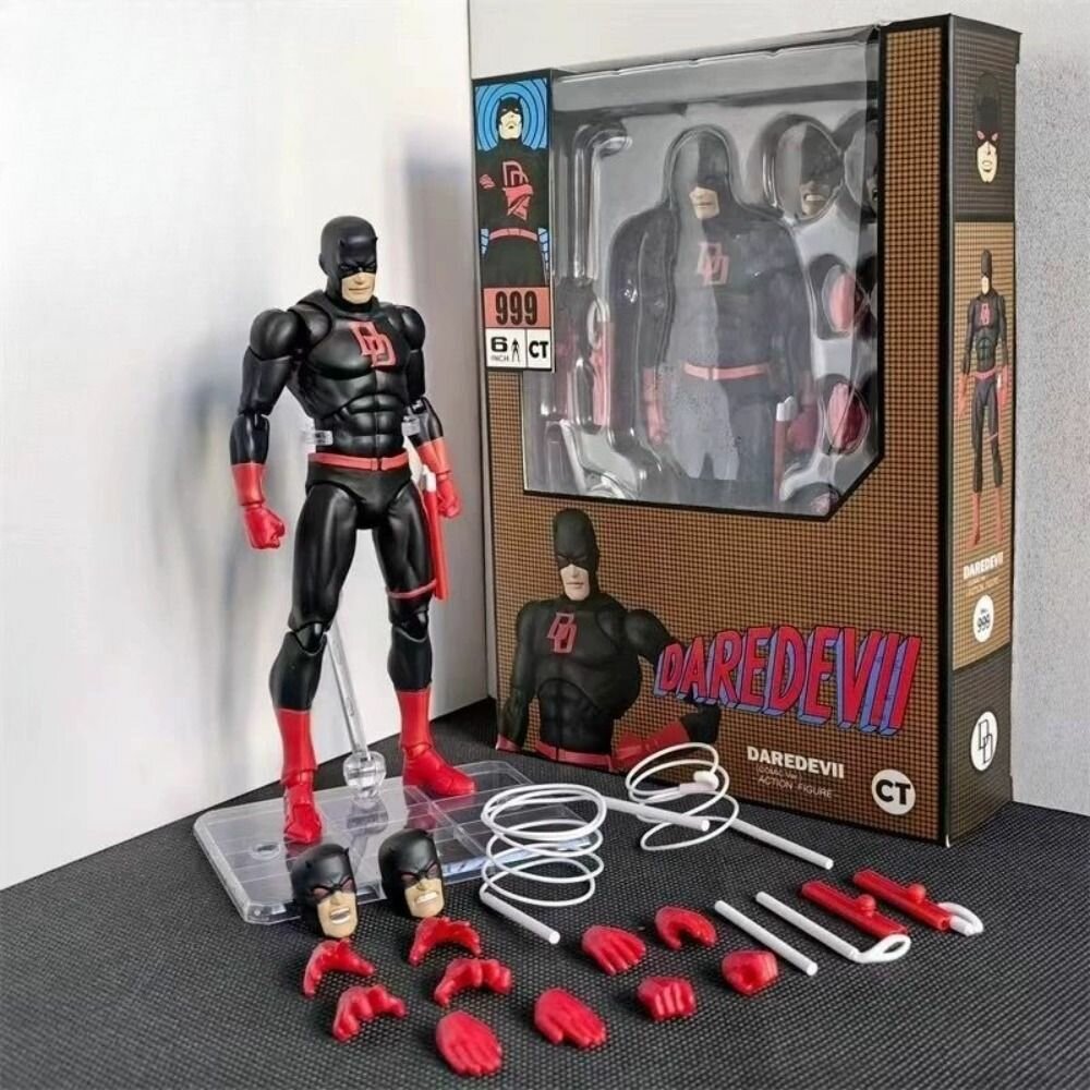 CT Toys MAFEX223 Версия Комиксов Daredevil Черная Фигурка Сорвиголовы Мэтта Мердока