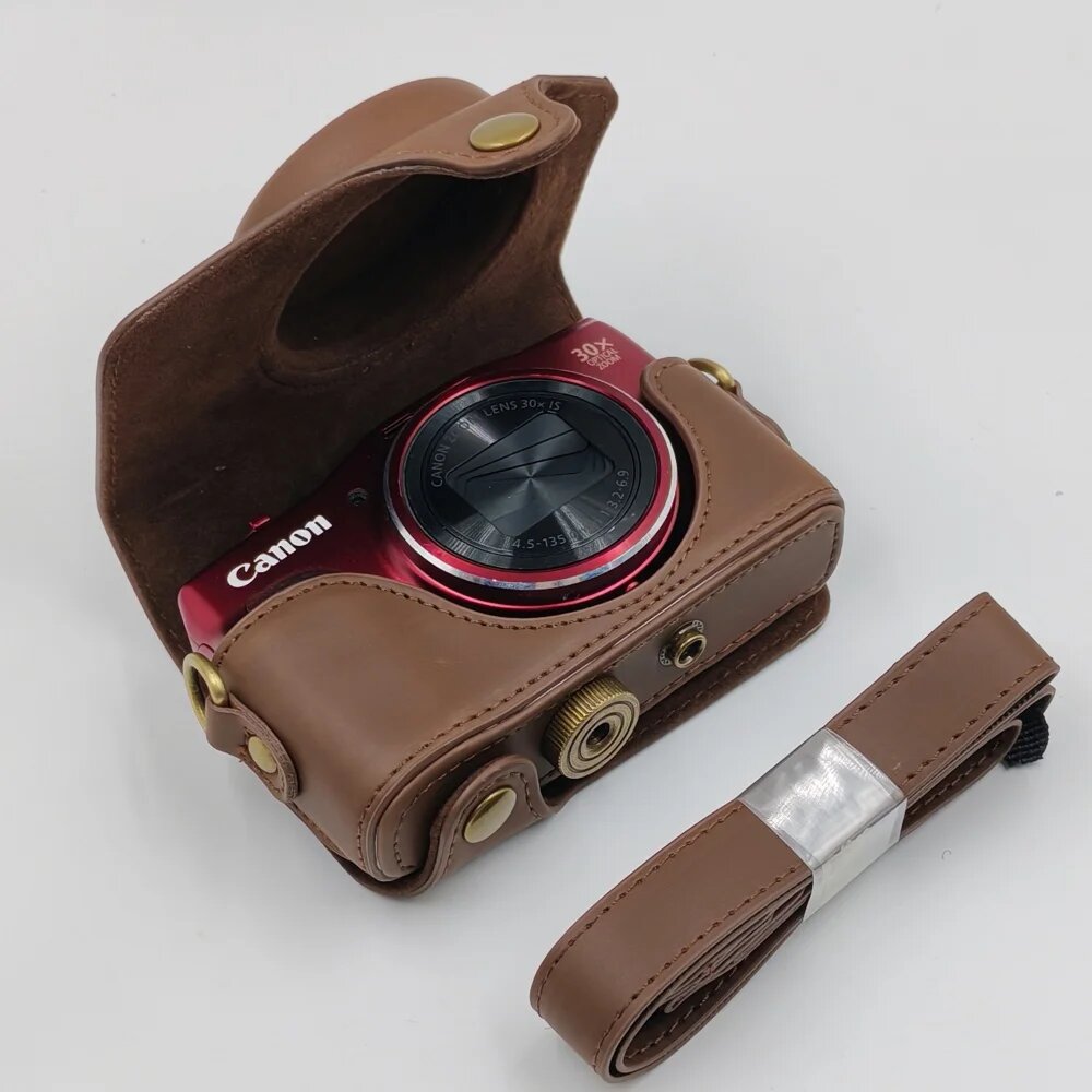 Чехол для Canon PowerShot SX710 SX700, Dark Brown