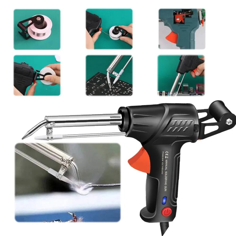 Паяльная станция 60 Вт, 5 предметов, внешний нагрев, регулировка температуры