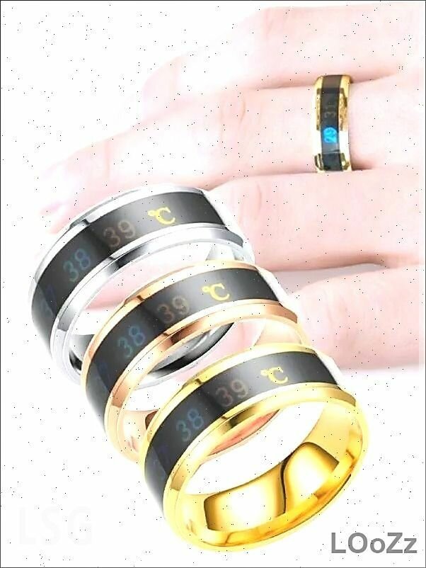 Умное сенсорное кольцо Кольцо настроения меняется с температурой, уникальный подарок для любимого.