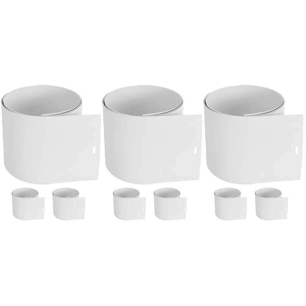 Замена ламелей для вертикальных жалюзи, белые пвх ламели, комплект из 9 штук, для окон