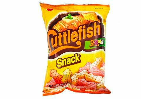 Чипсы "Cuttlefish Snack" со вкусом кальмара в сливочном масле Nongshim, Корея 55г